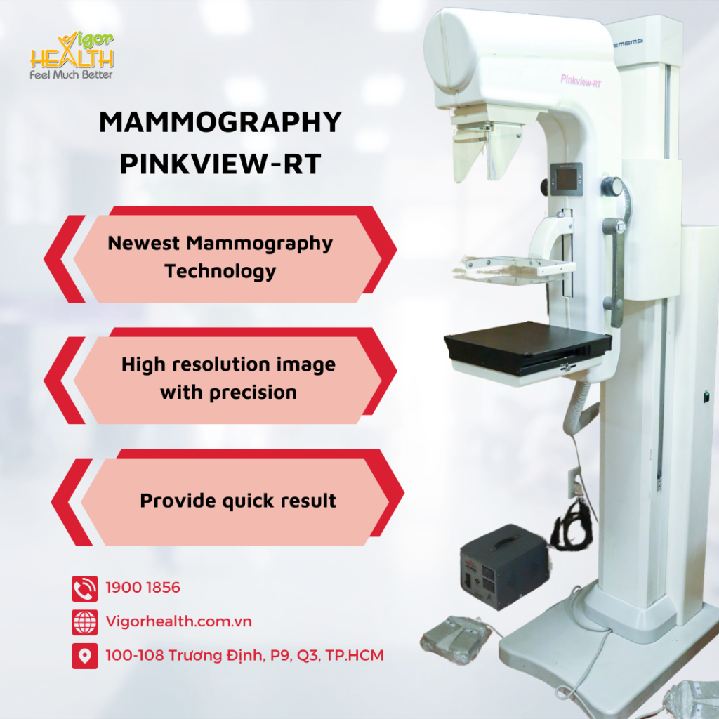 WHAT IS MAMMOGRAPHY? WHAT ARE THE STEPS ? - Phòng Khám Đa Khoa Vigor Health